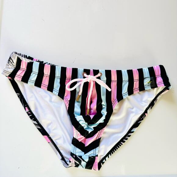Along | Swim | Mens Along Black Pink Blue Stripe Grey Floral Print Swim ...